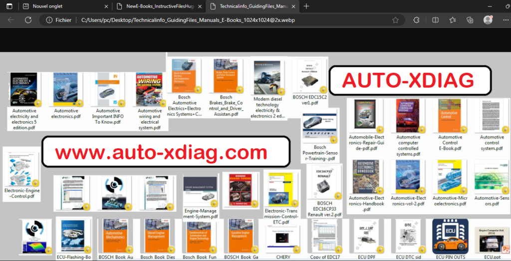 Automotive Manuals Tech Info E-Books Package guiding and self study ...